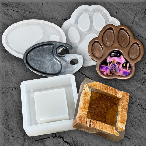 Tray, Dish & Bowl Silicone Molds — Crafted Elements