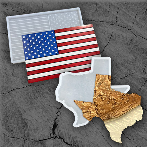 US States Molds - Silicone Molds For Epoxy Resin — Crafted Elements