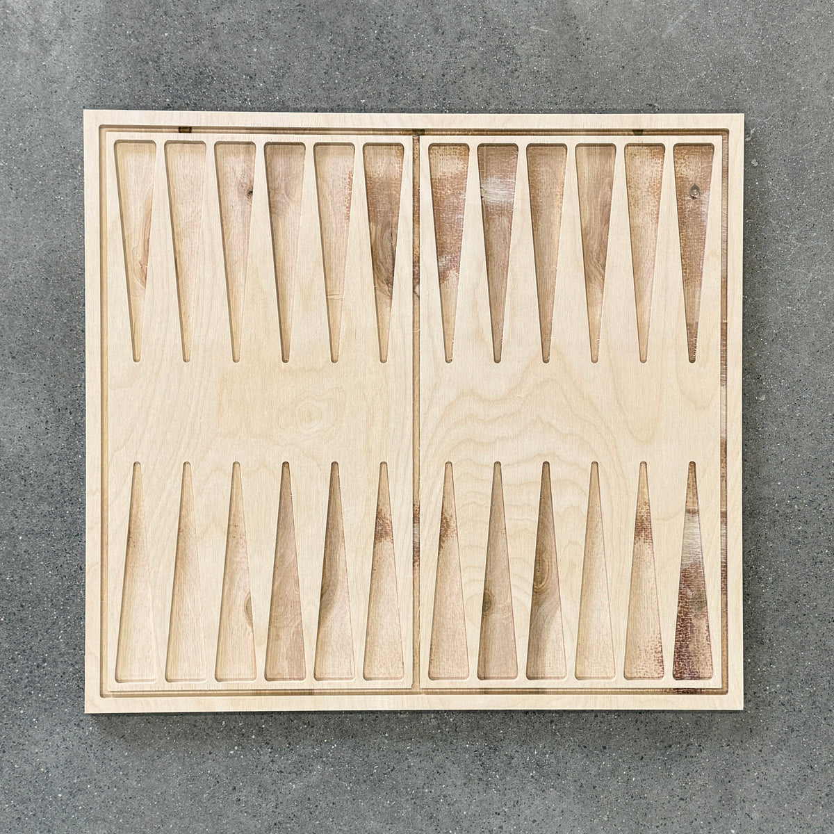 23.4x21.25" Backgammon Board 2 Wood Shape Blank - 1/2" Thick — Crafted ...