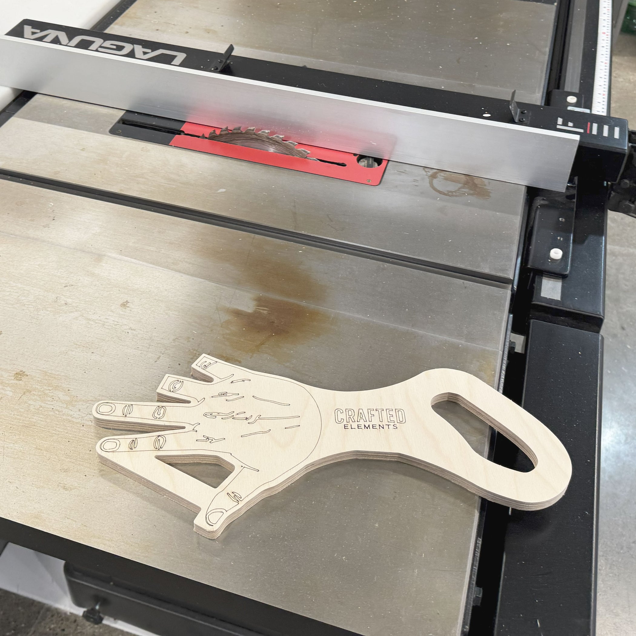 Missing Fingers Table Saw Push Stick — Crafted Elements