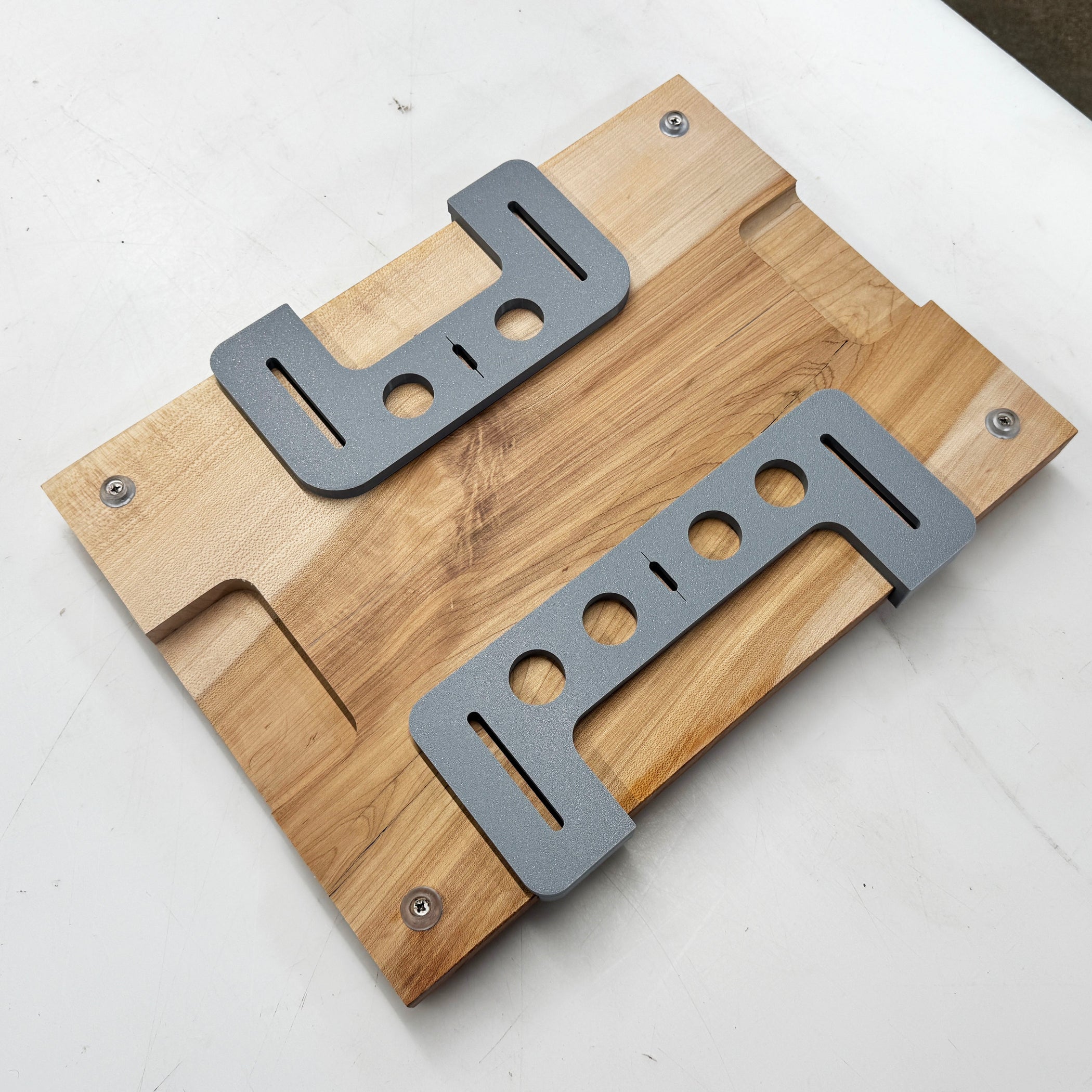 Cutting Board Bottom Finger Grip Jig — Crafted Elements