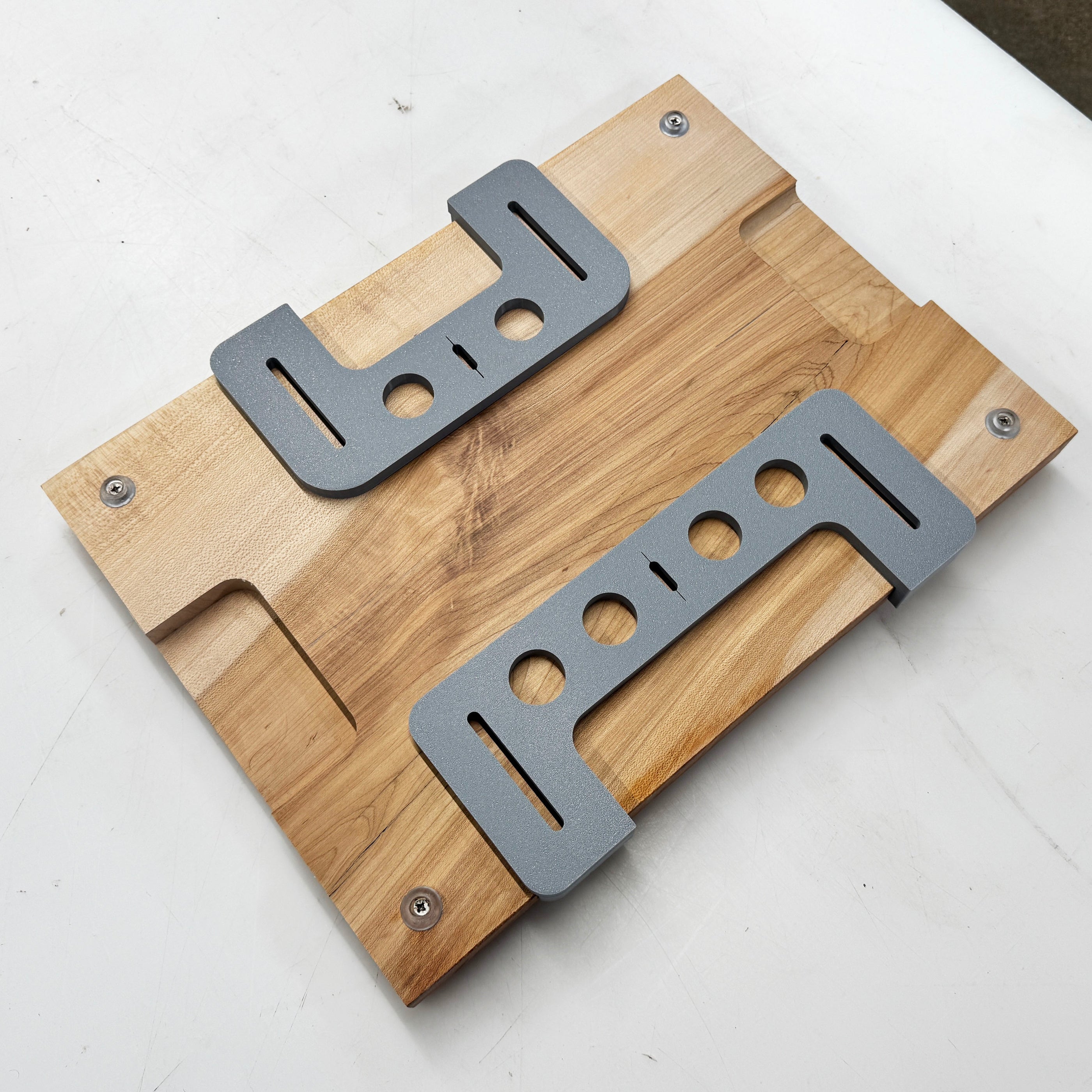 Cutting Board Bottom Finger Grip Jig — Crafted Elements
