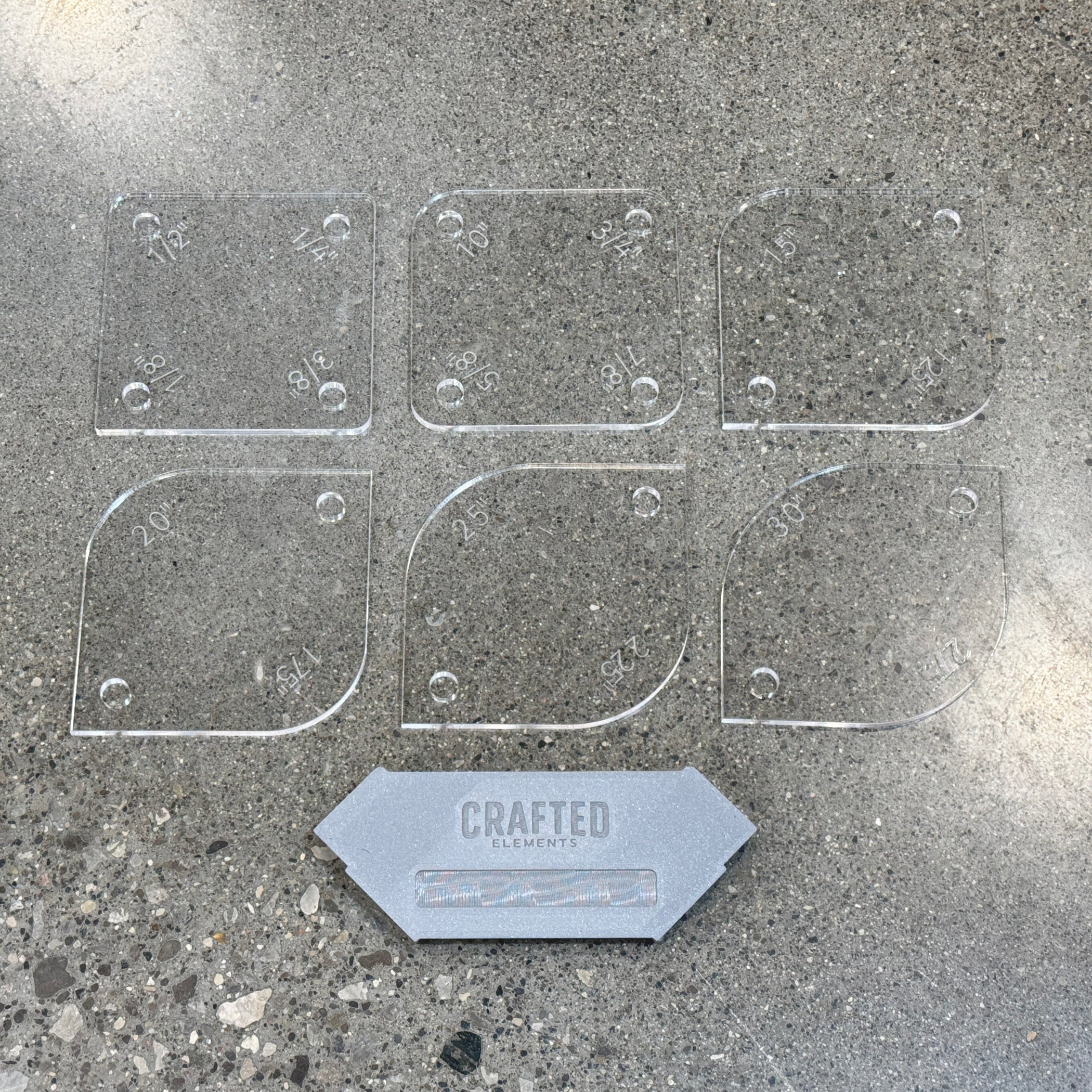Ultimate Corner Radius Template Set With 'Finger Safe' Jig — Crafted ...