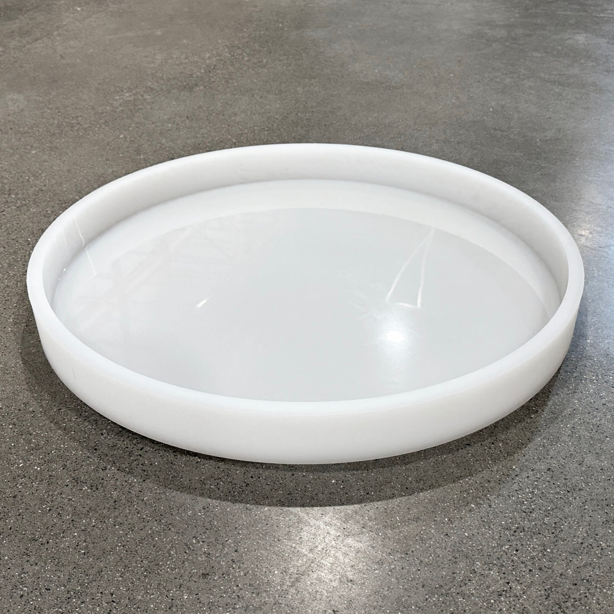 24" Round x 2" Deep Silicone Mold For Epoxy Resin - Coffee Table / End ...