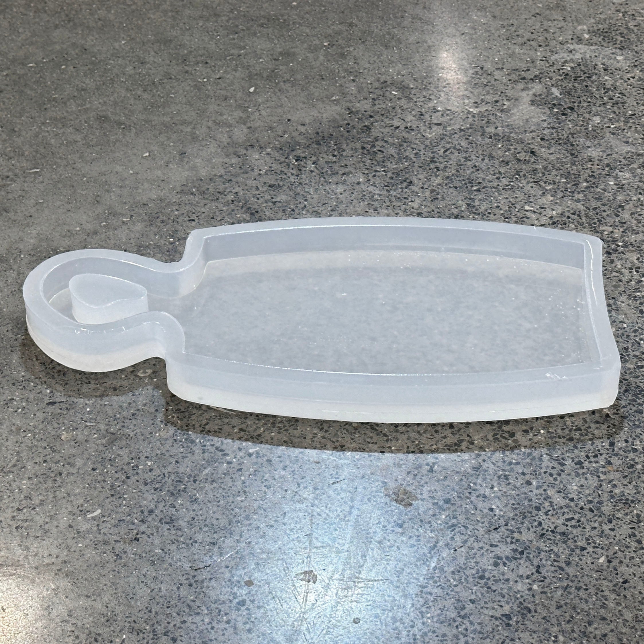 12.0x5.5x0.75" Small Flared Organic Cheese Board Silicone Mold ...