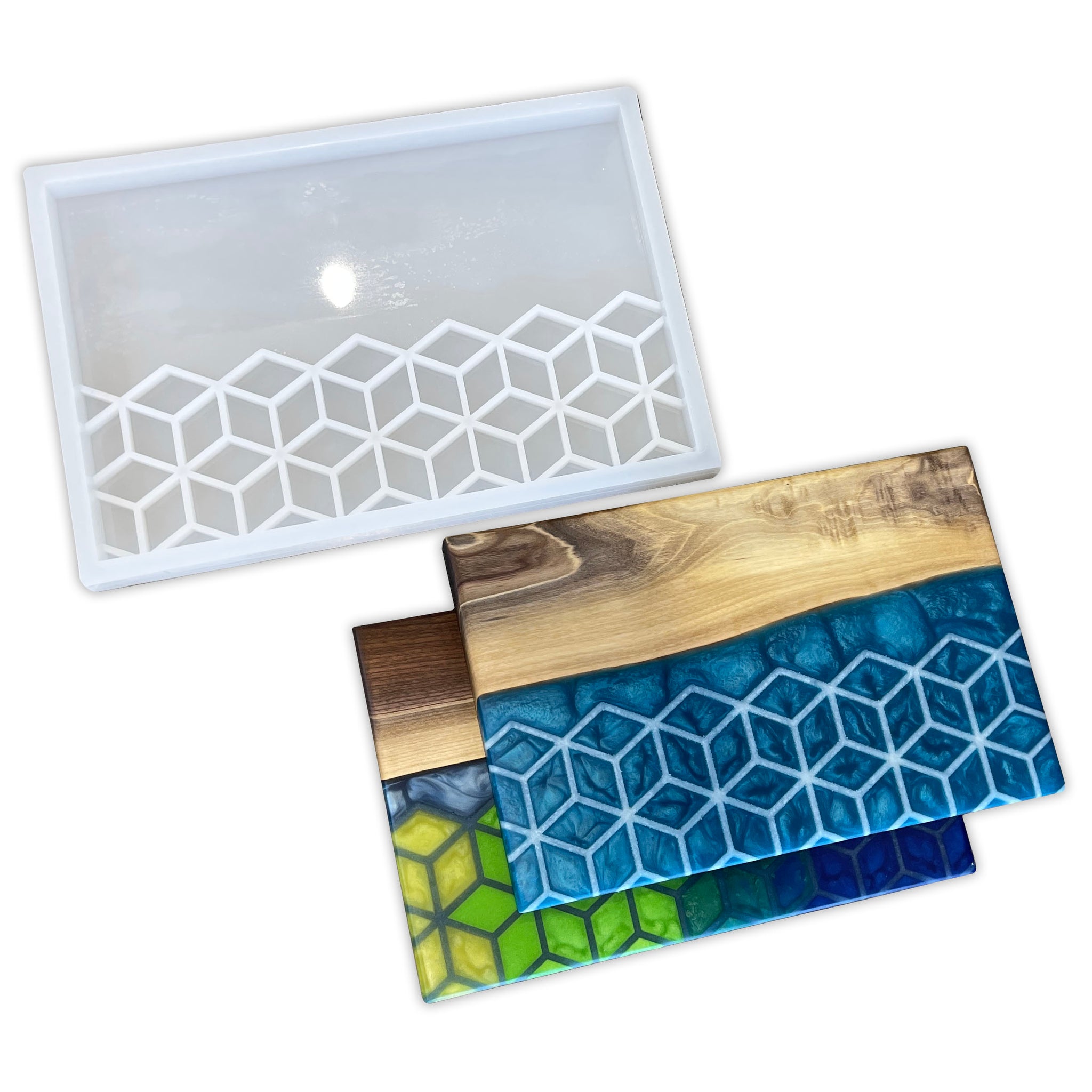 Rectangle Molds - Silicone & HDPE Molds For Wood & Resin — Crafted Elements