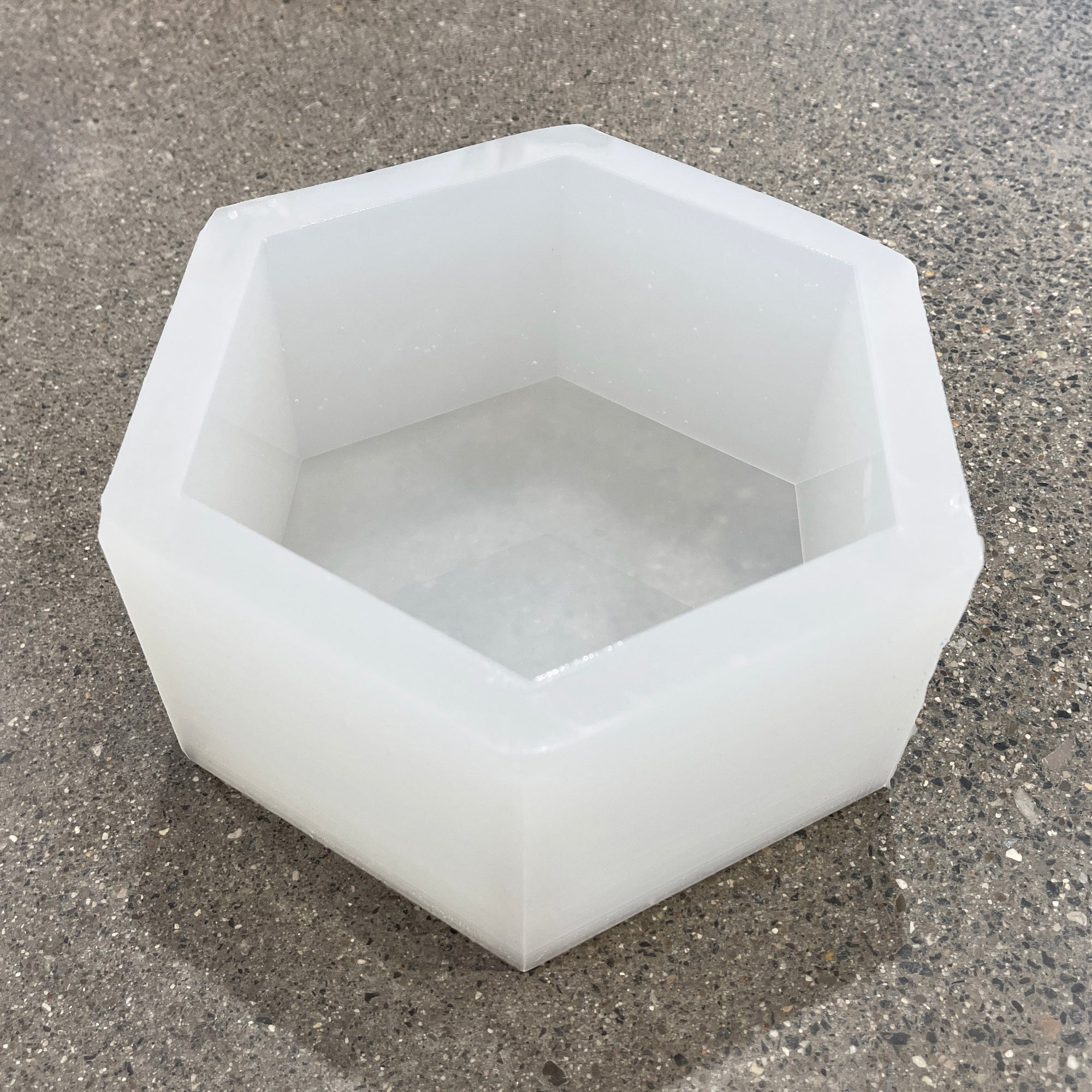 6.9x6x3.1" Hexagon Silicone Mold For Epoxy Resin - Deep Casting Mold ...