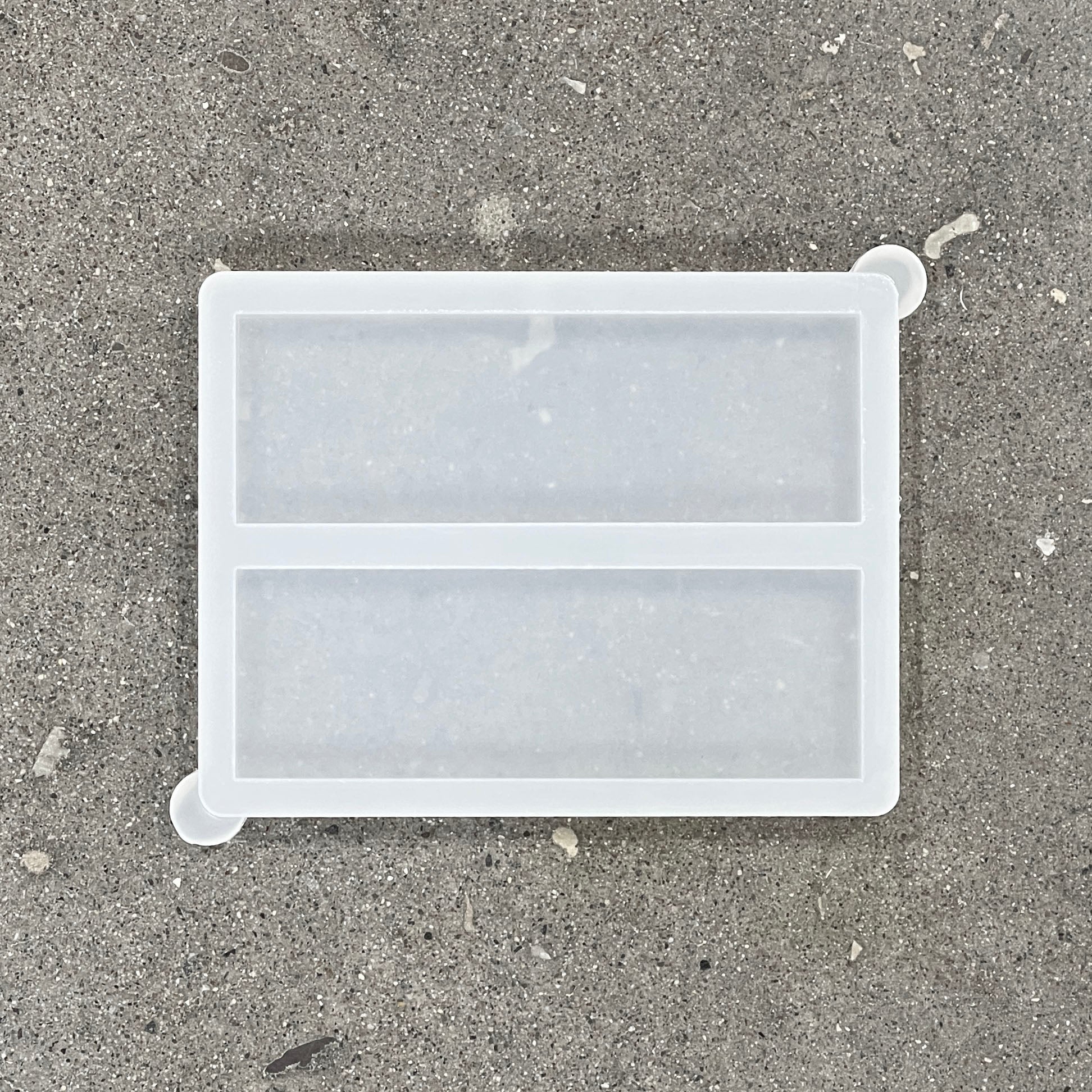 6x2x0.5" Dual Knife Scale Silicone Mold For Epoxy Resin - Double Cavit ...