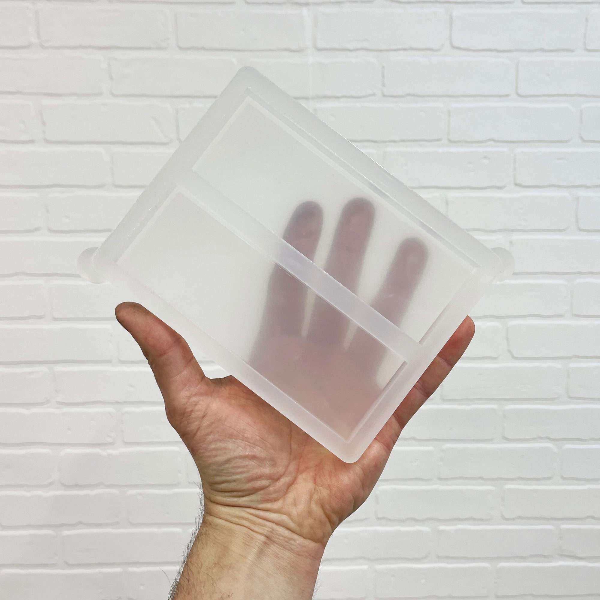 6x2x0.5" Dual Knife Scale Silicone Mold For Epoxy Resin - Double Cavit ...