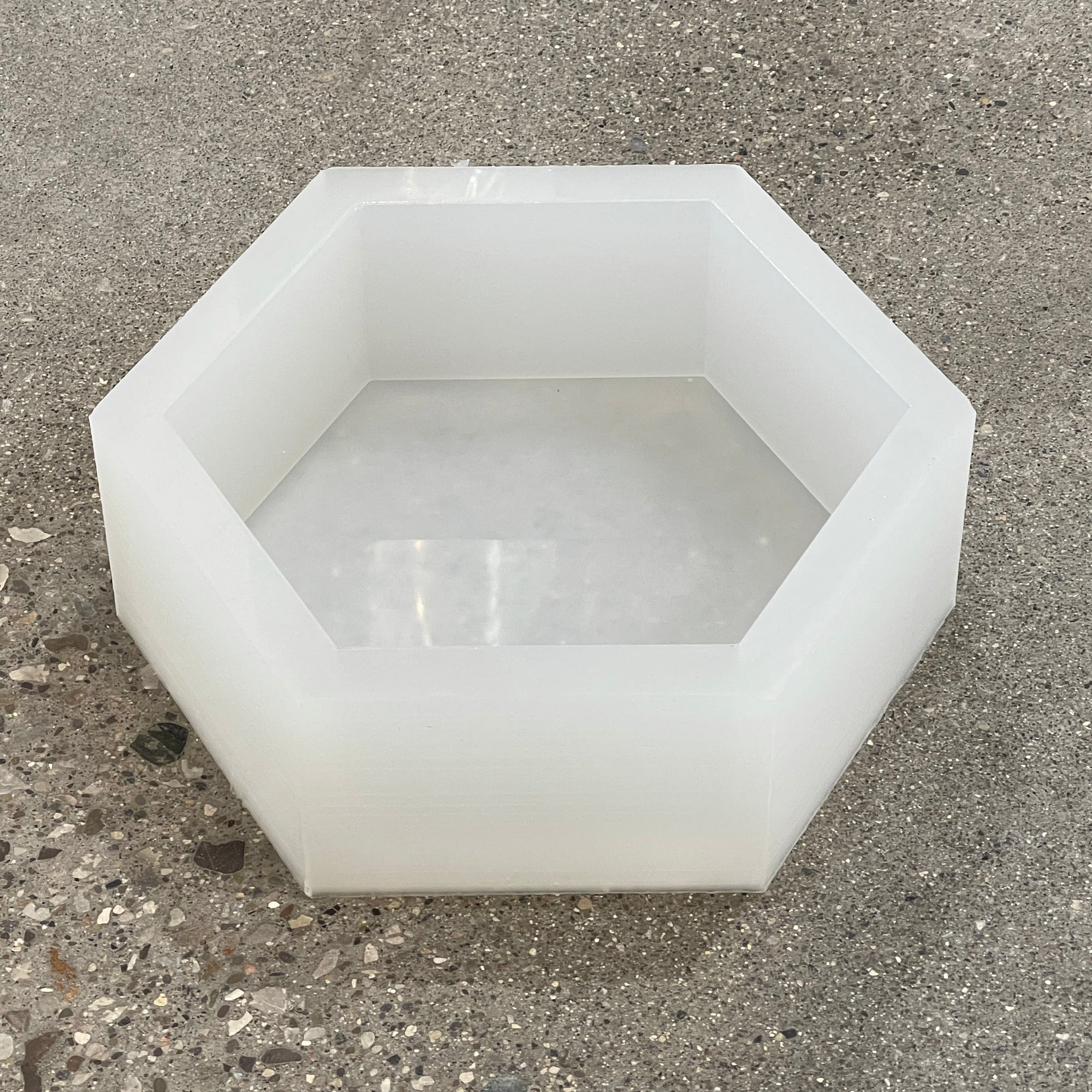 9.2x8x3.1" Hexagon Silicone Mold For Epoxy Resin - Deep Casting Mold ...