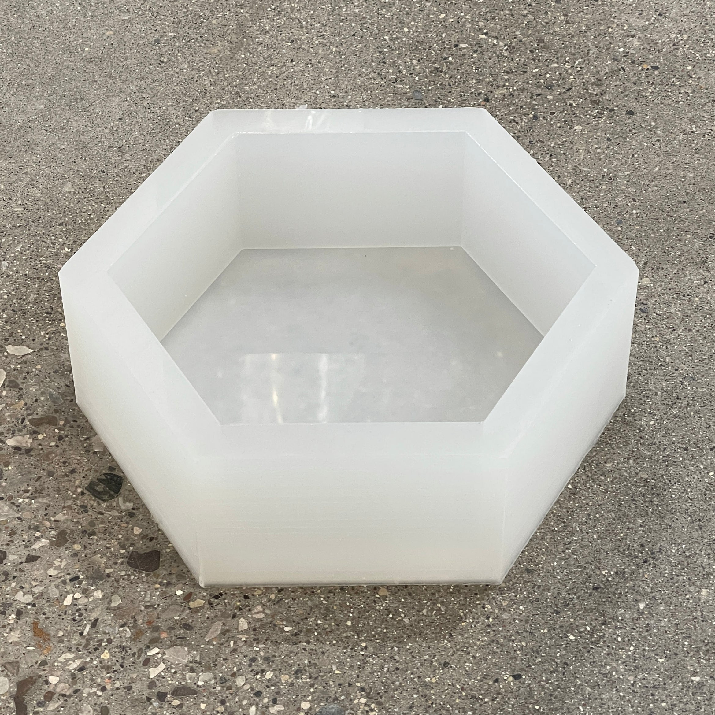 9.2x8x3.1" Hexagon Silicone Mold For Epoxy Resin - Deep Casting Mold ...