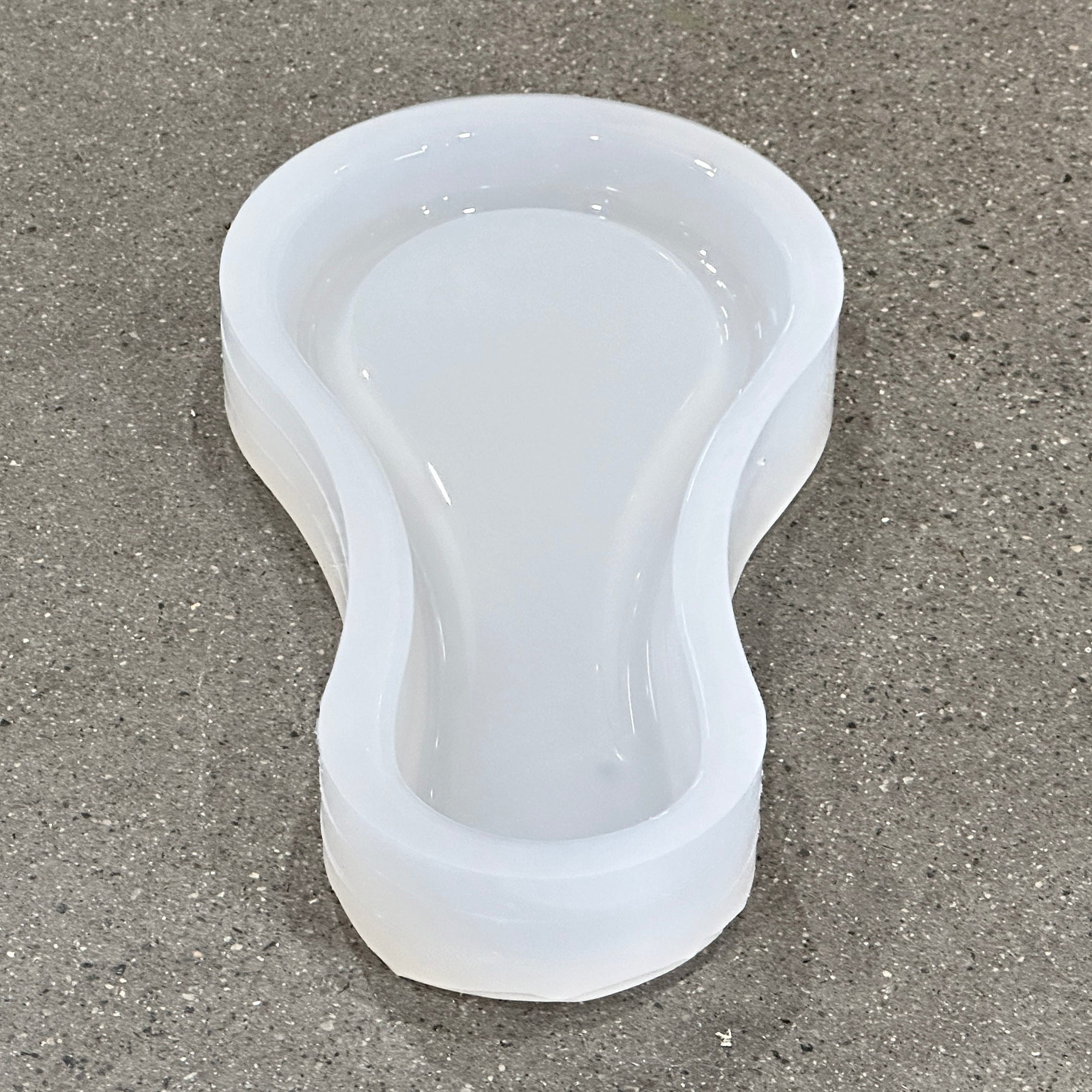 9.4x4.4x1.3" Spoon Rest / Hand Mirror Silicone Mold — Crafted Elements