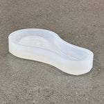 9.4x4.4x1.3" Spoon Rest / Hand Mirror Silicone Mold — Crafted Elements