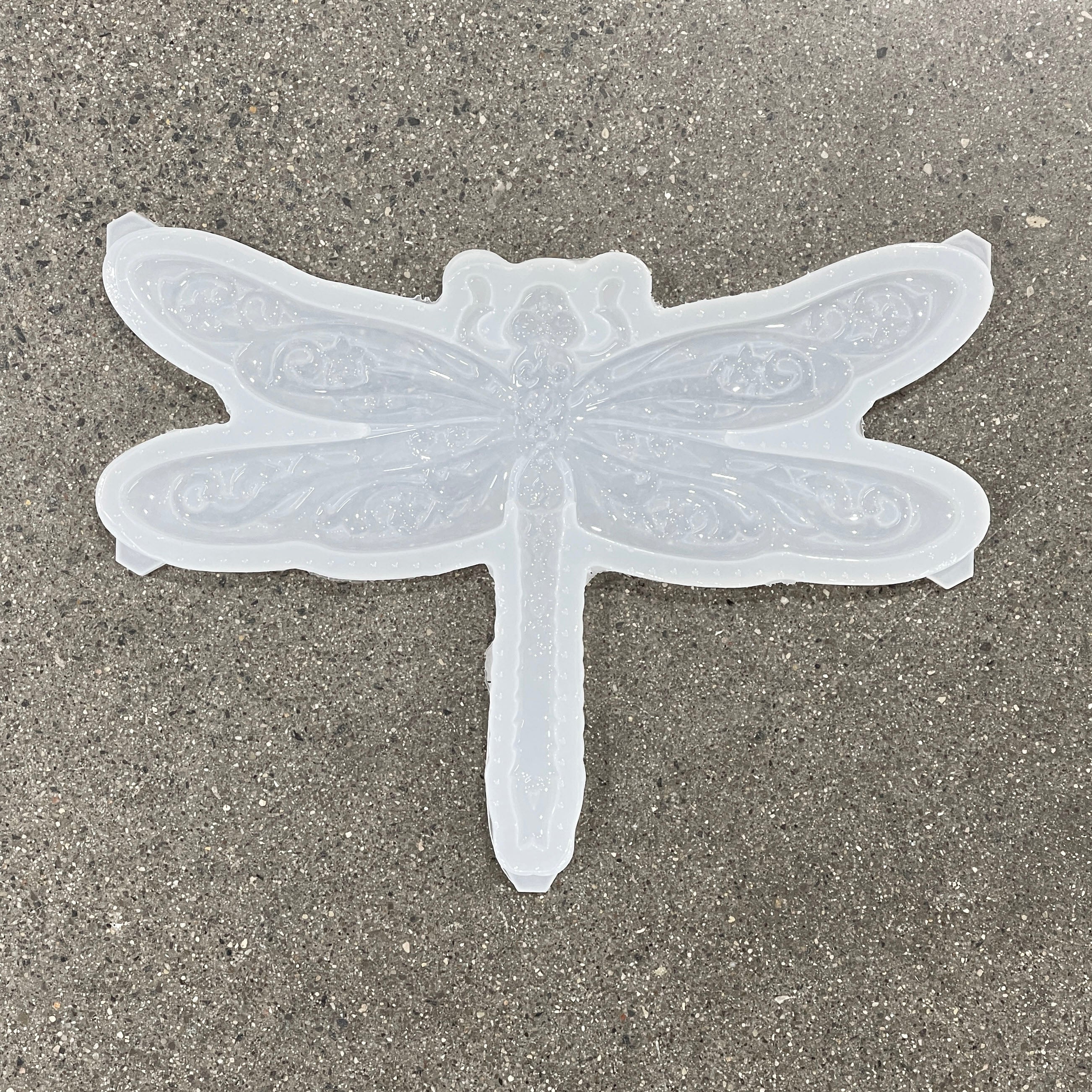 10.2x7.0x0.6" Dragonfly Relief 1 Silicone Mold — Crafted Elements