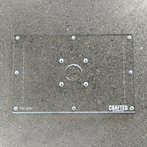 Dewalt (DWP611/DCW600B) Palm/Trim Router Table Plate — Crafted Elements