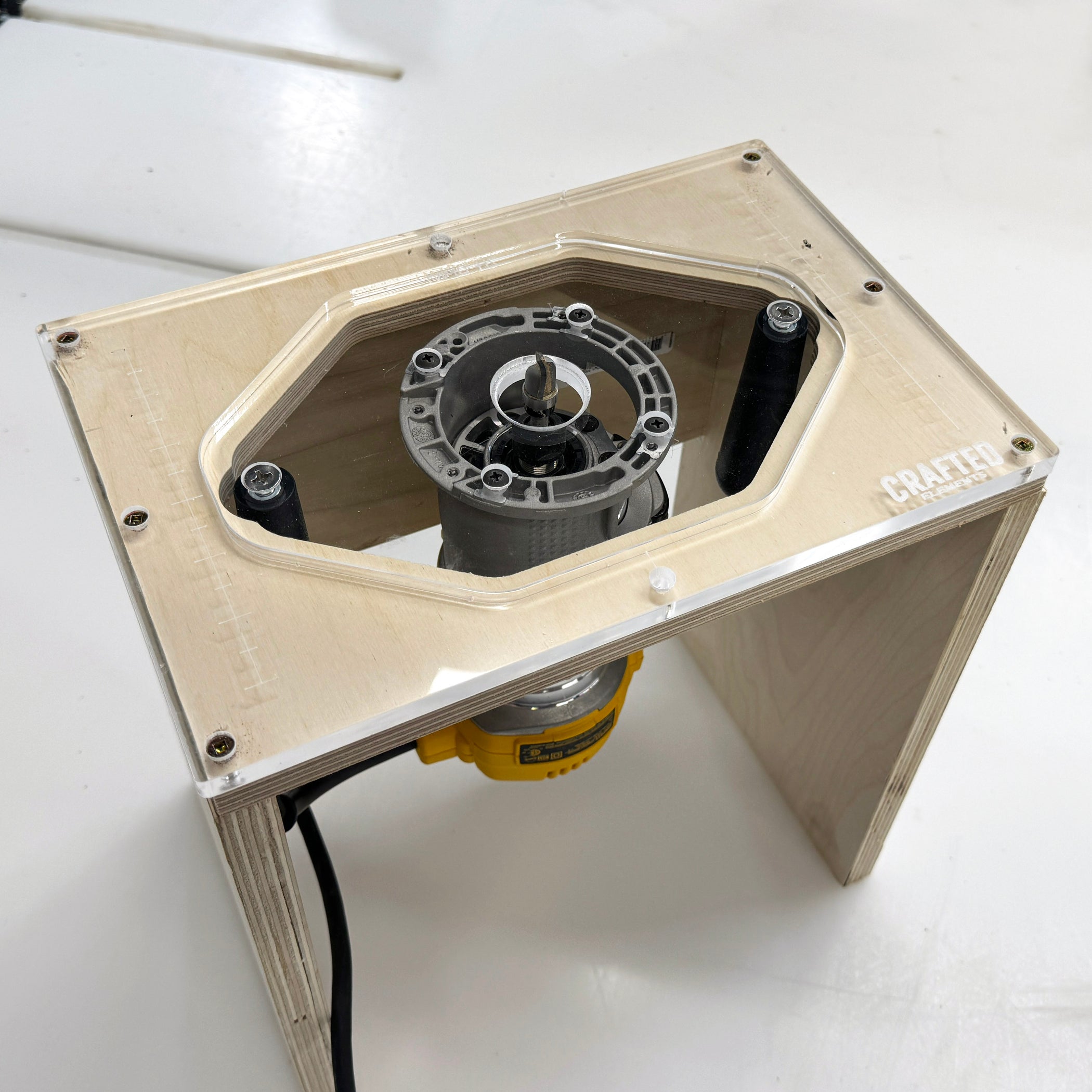 Swappable Palm/Trim Router Table Plate For Dual Handle Router Base ...