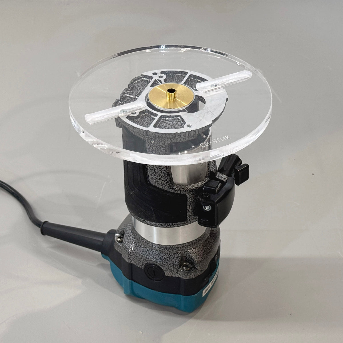 Blank Universal Palm/Trim Router Base Plate - 6" Round — Crafted Elements