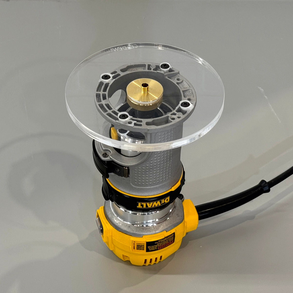 Dewalt (DWP611/DCW600B) Palm/Trim Router Base Plate - 6" Round ...