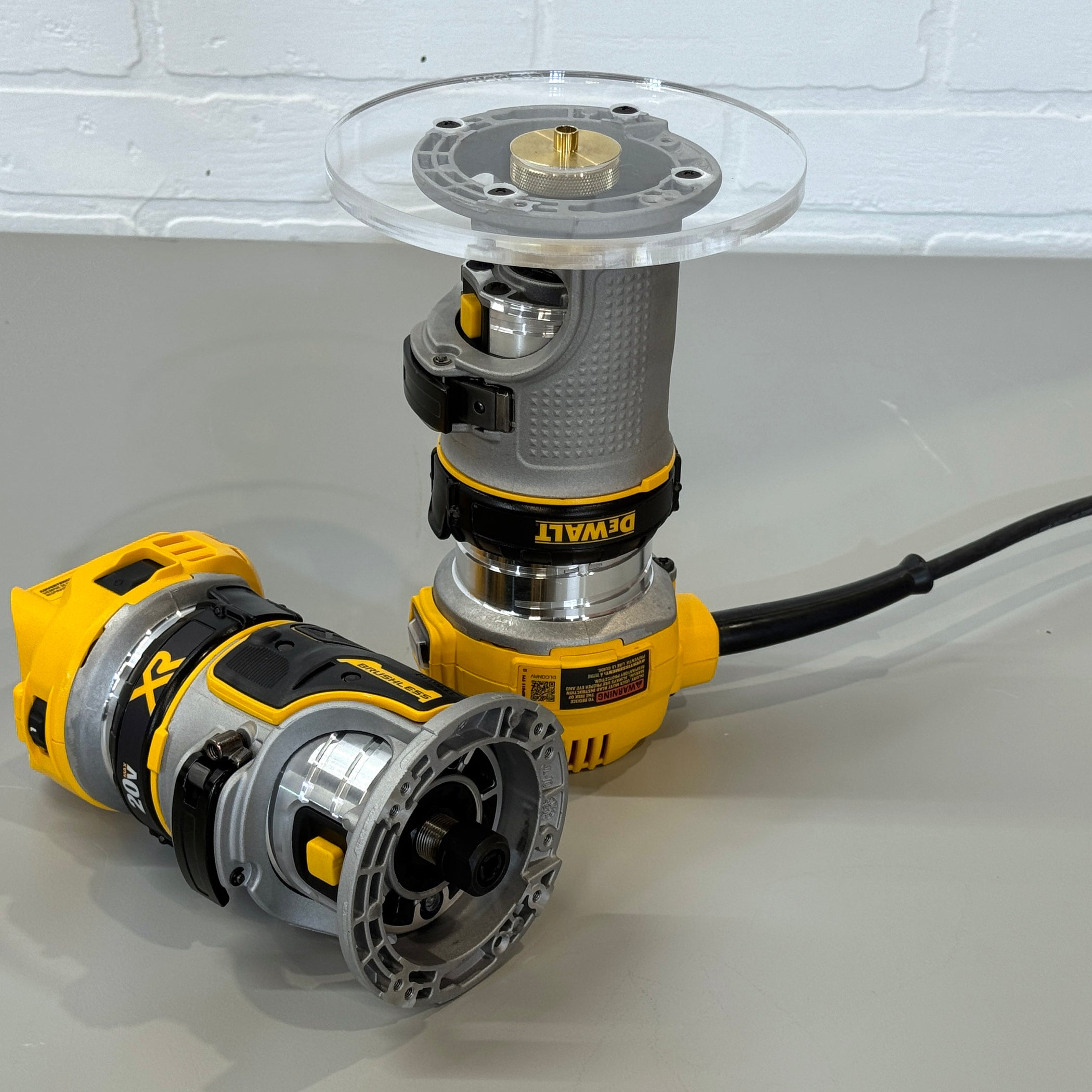 Dewalt (DWP611/DCW600B) Palm/Trim Router Base Plate - 6" Round ...