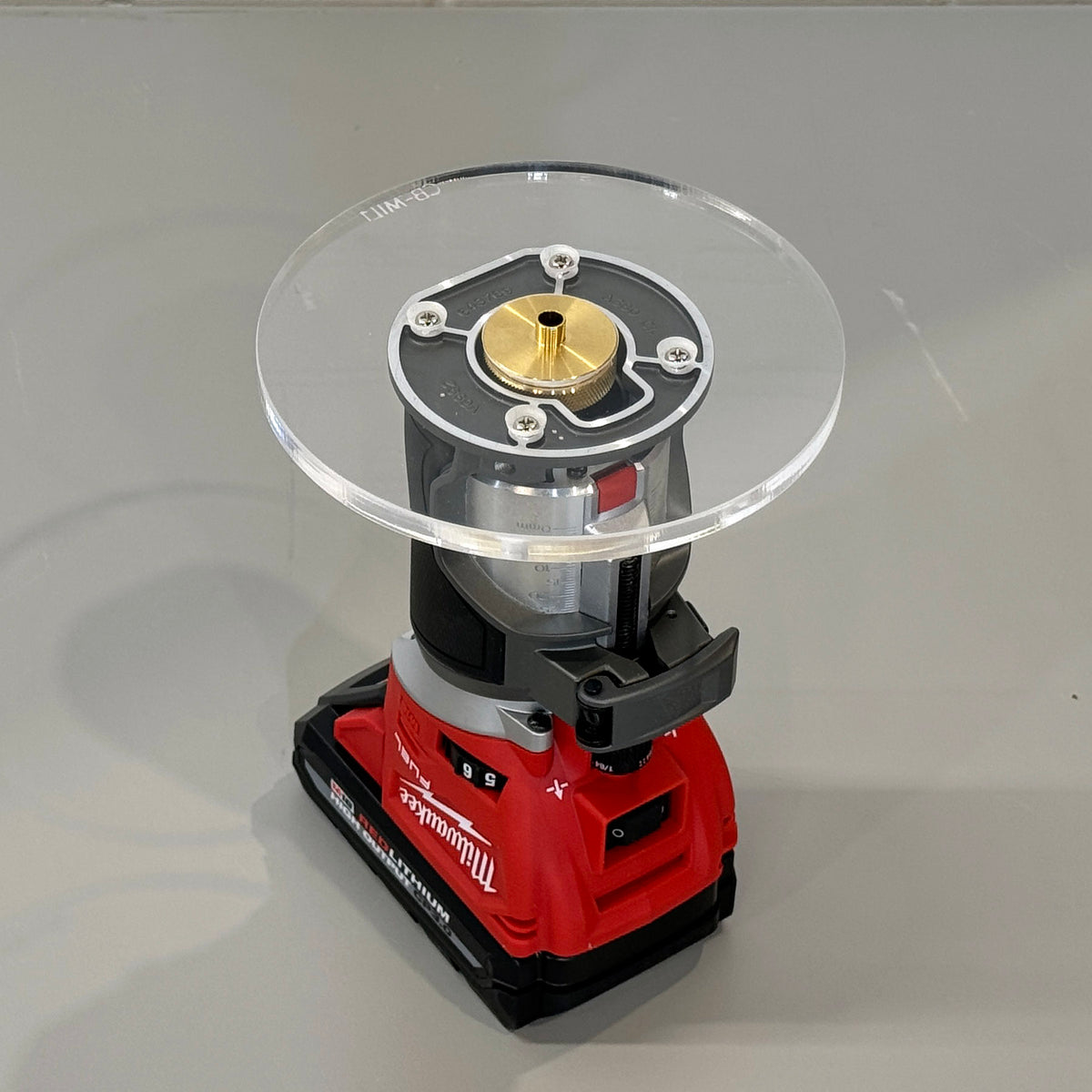 Milwaukee M18 (2723-20) Palm/Trim Router Base Plate - 6" Round ...