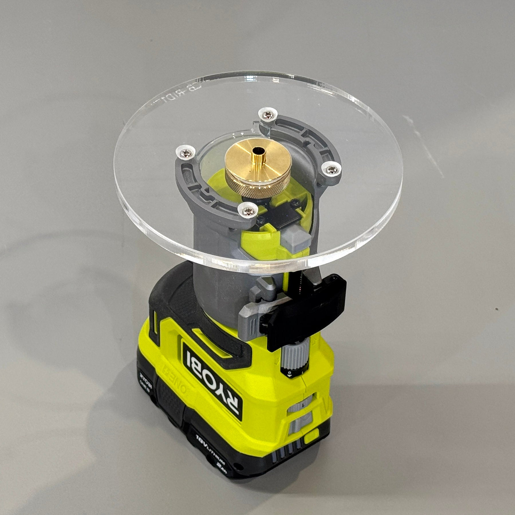 Ryobi One+ (P601/PCL424B/PBLRR01) Palm/Trim Router Base Plate - 6" Rou ...