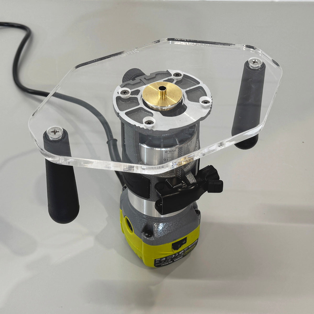 Dewinner (VPER1027) Palm/Trim Router Base Plate - Two Handle — Crafted ...