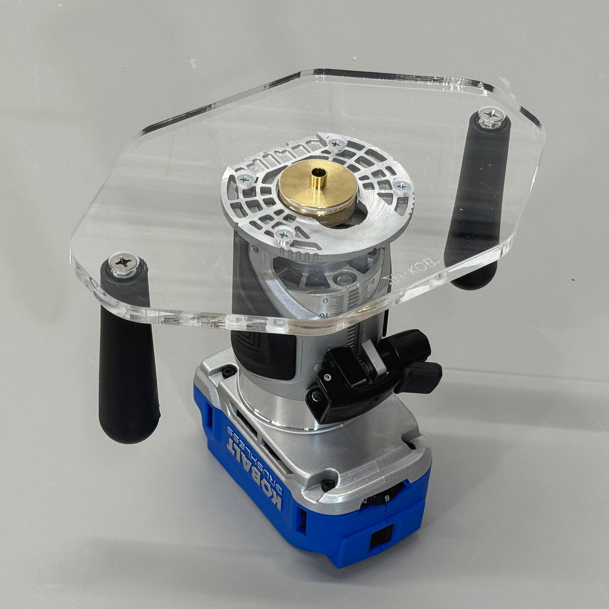 Kobalt 24V Max (KR-124B-03) Palm/Trim Router Base Plate - Two Handle ...