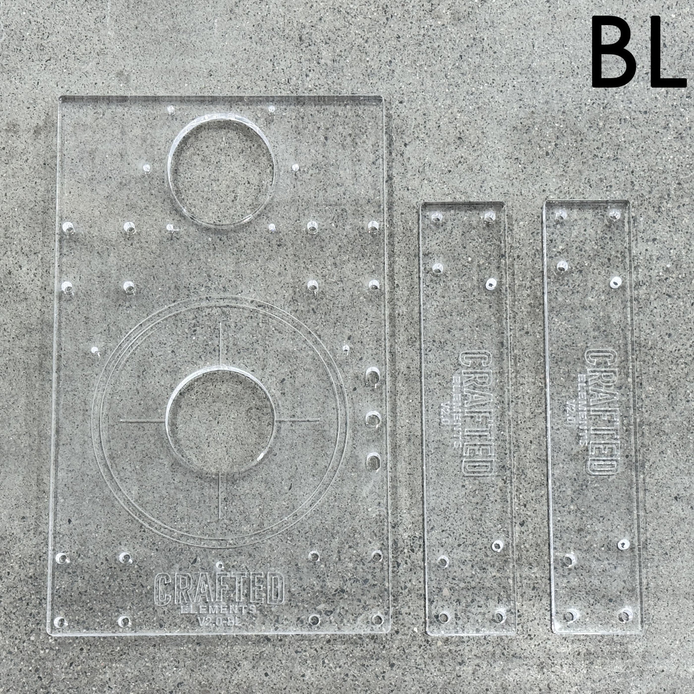 Router Sled Acrylic Router Base & Brackets — Crafted Elements