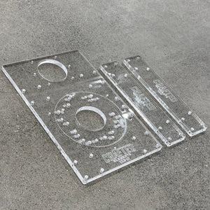Router Sled Acrylic Router Base & Brackets — Crafted Elements
