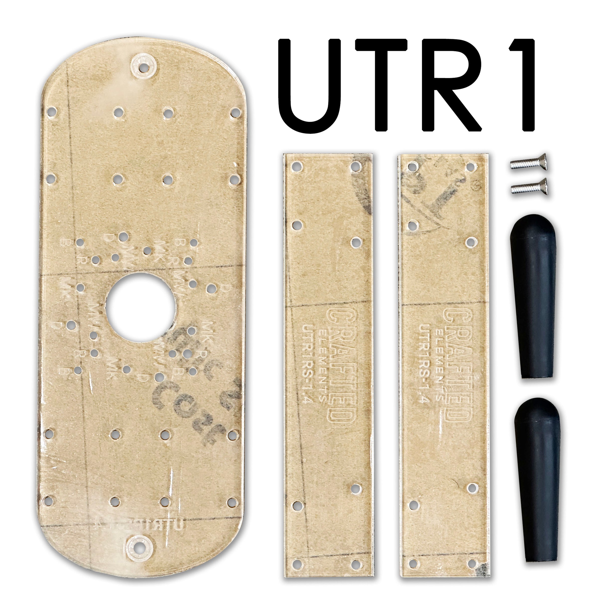 Router Sled Acrylic Router Base & Brackets — Crafted Elements