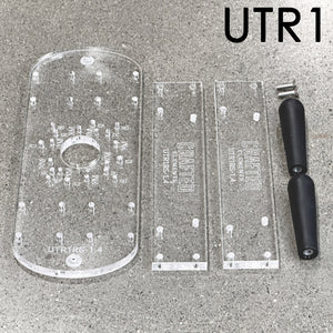 Router Sled Acrylic Router Base & Brackets — Crafted Elements