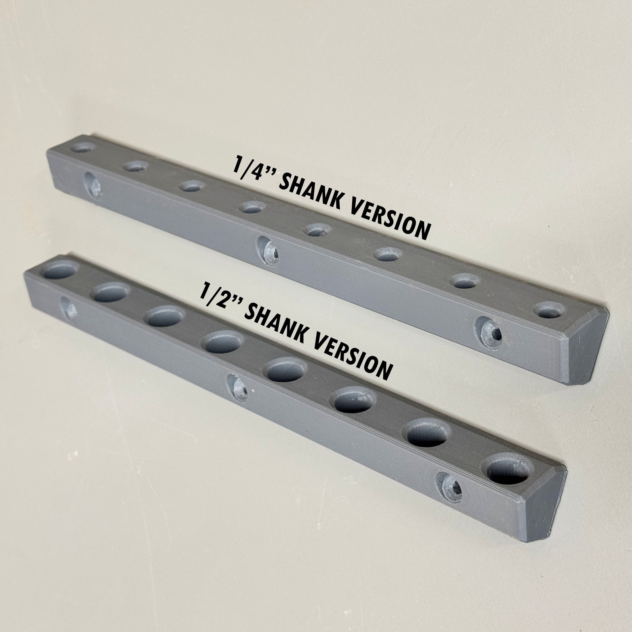 Wall Mount Router Bit Storage Rail — Crafted Elements