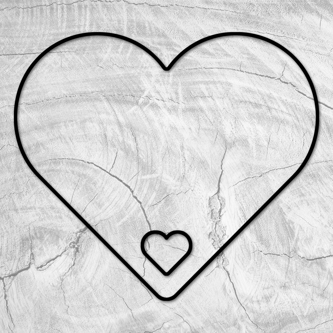 12.5x11.0" Heart Serving Board Acrylic Router Template – Crafted Elements