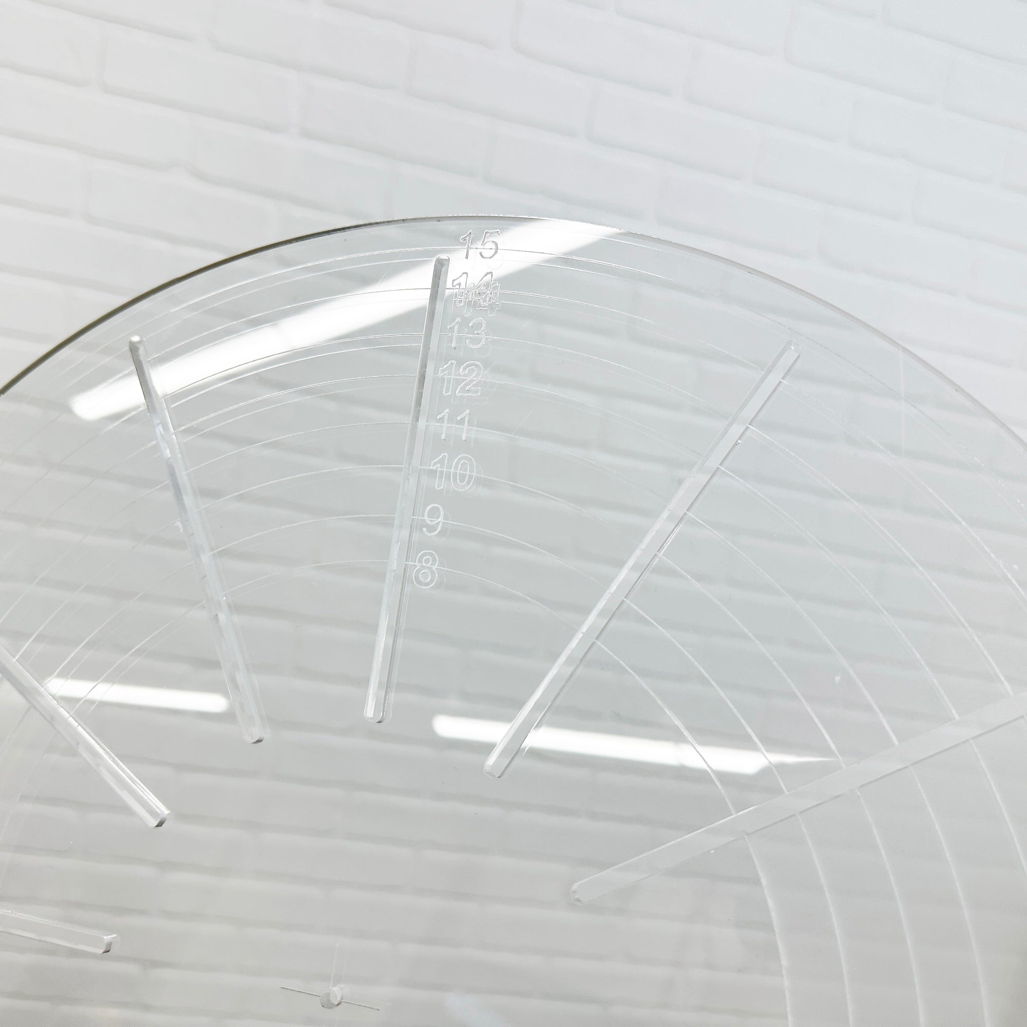 15.75" Clock Layout Acrylic Template For 8-16" Clocks – Crafted Elements