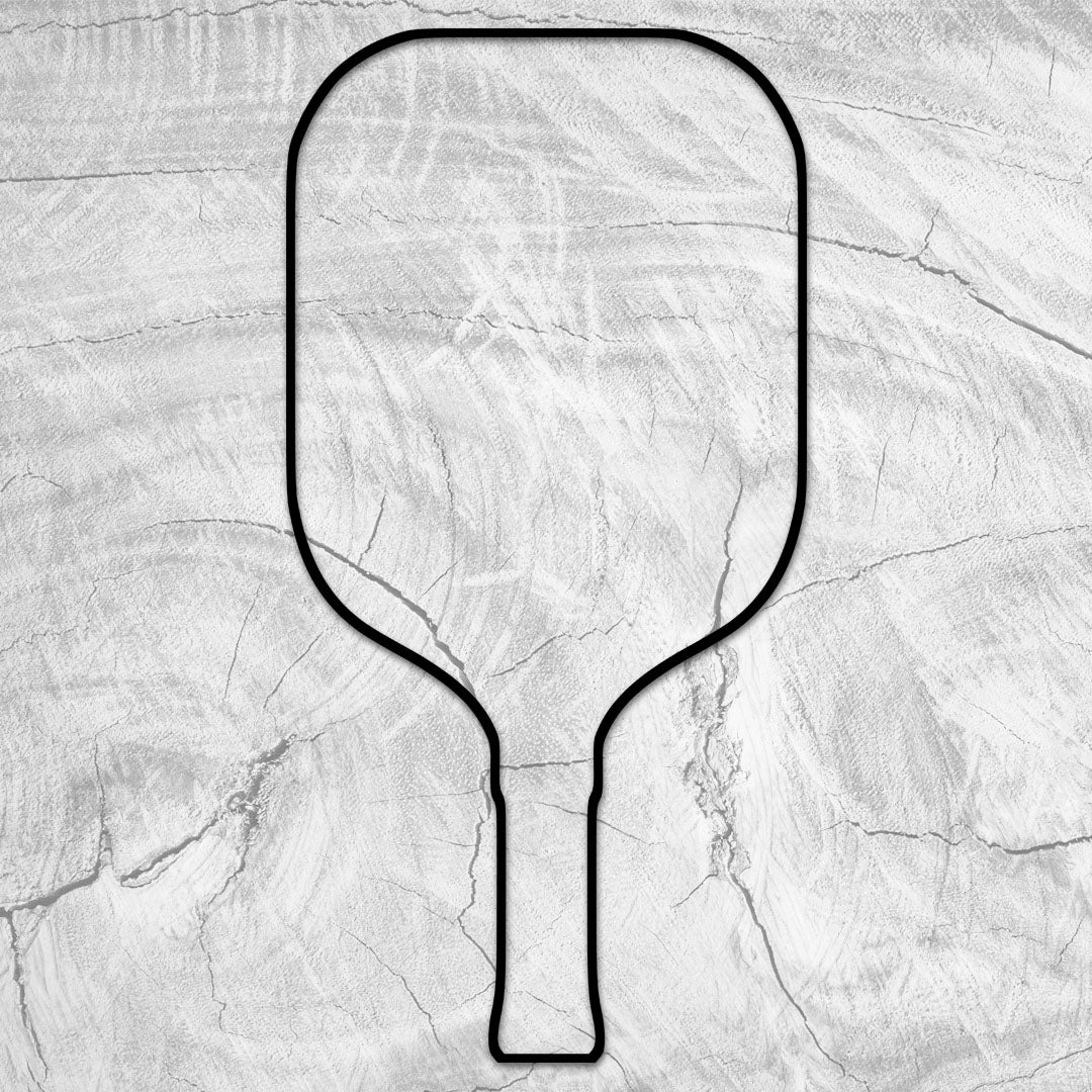 15.75x7.75" Pickleball Paddle Acrylic Router Template — Crafted Elements
