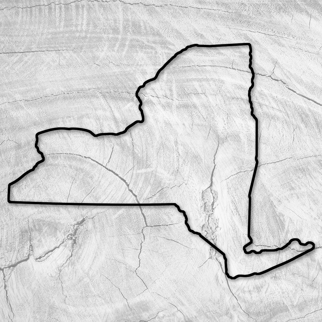 15.7x12" State Of New York Acrylic Router Template — Crafted Elements