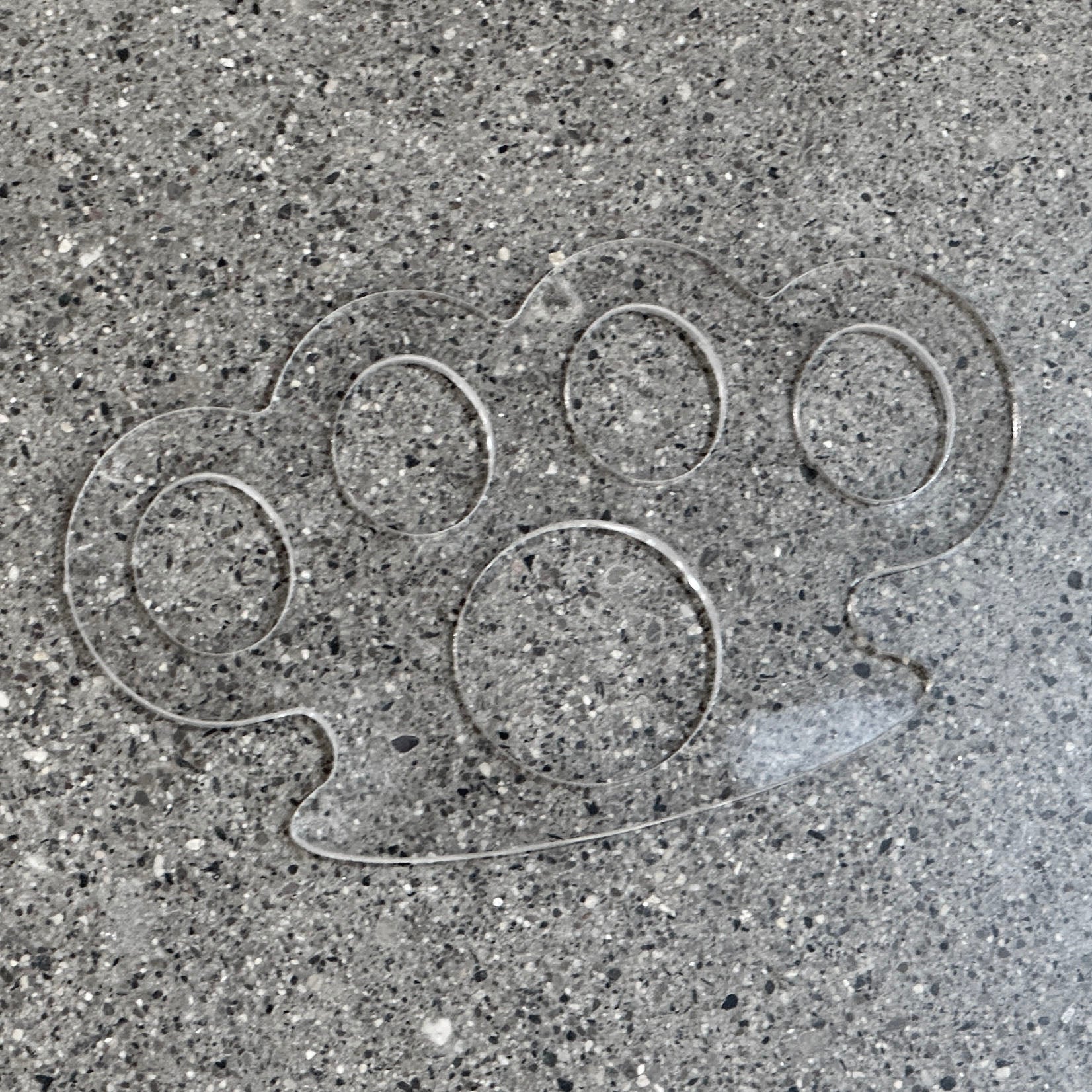 5.8x3.5" Brass Knuckles Bottle Opener Acrylic Router Template – Crafted ...