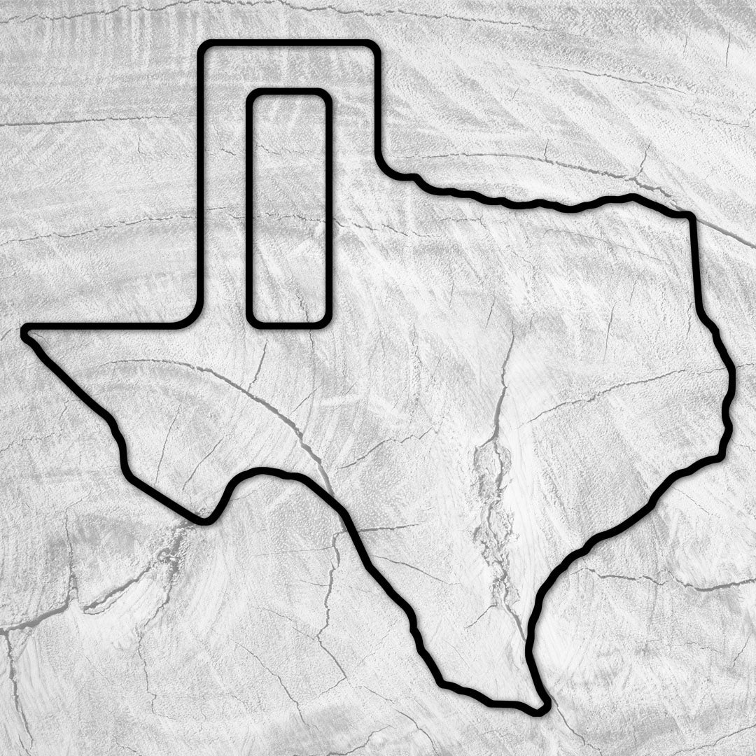 12.7x12" Texas Cheese Board With Handle Acrylic Router Template [Limit ...