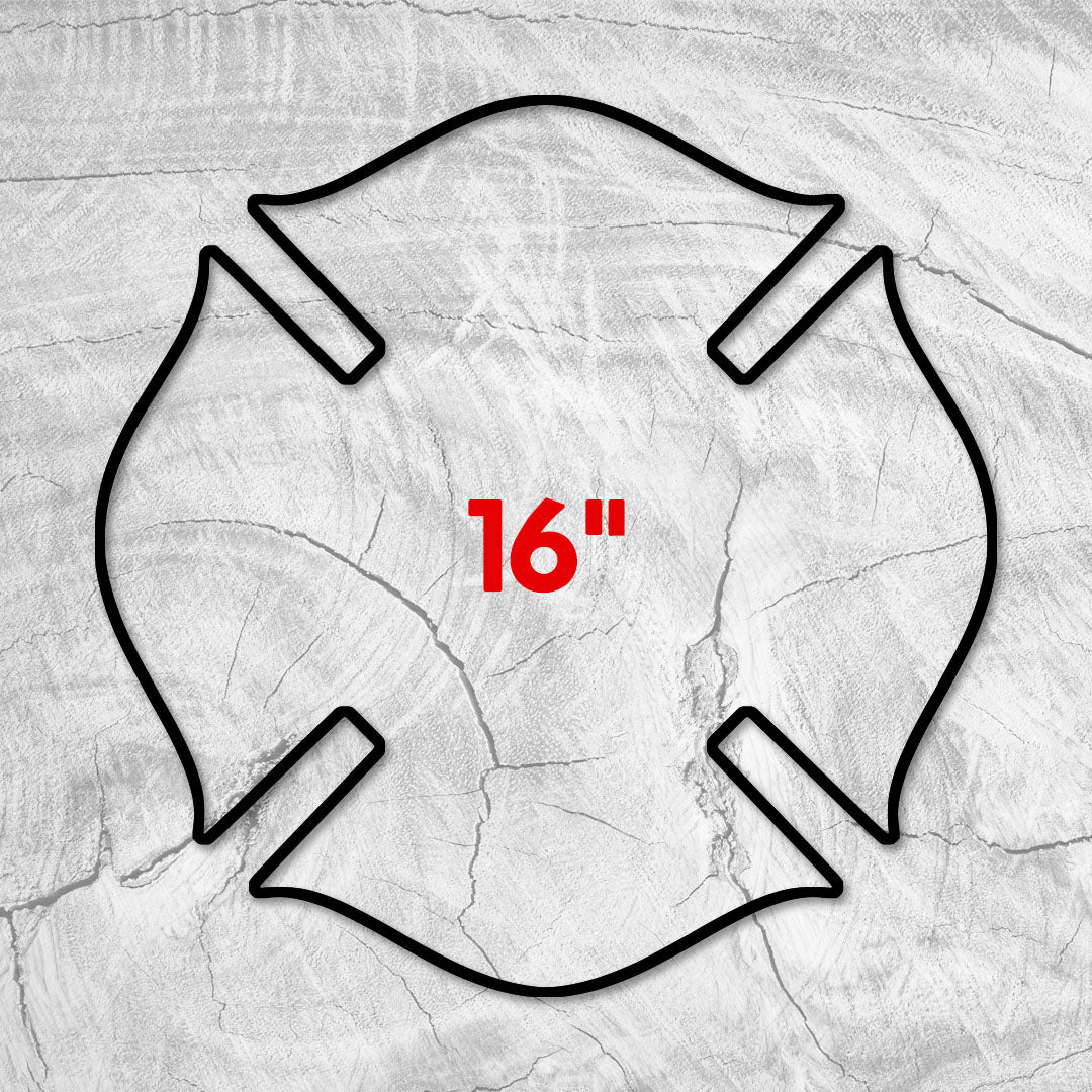 16x16" Maltese Fire Department Cross Acrylic Router Template [Limited ...