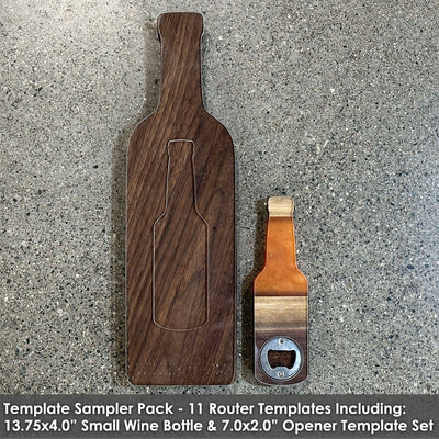 Router Templates 11 Pack - Woodworking Project Acrylic Templates ...