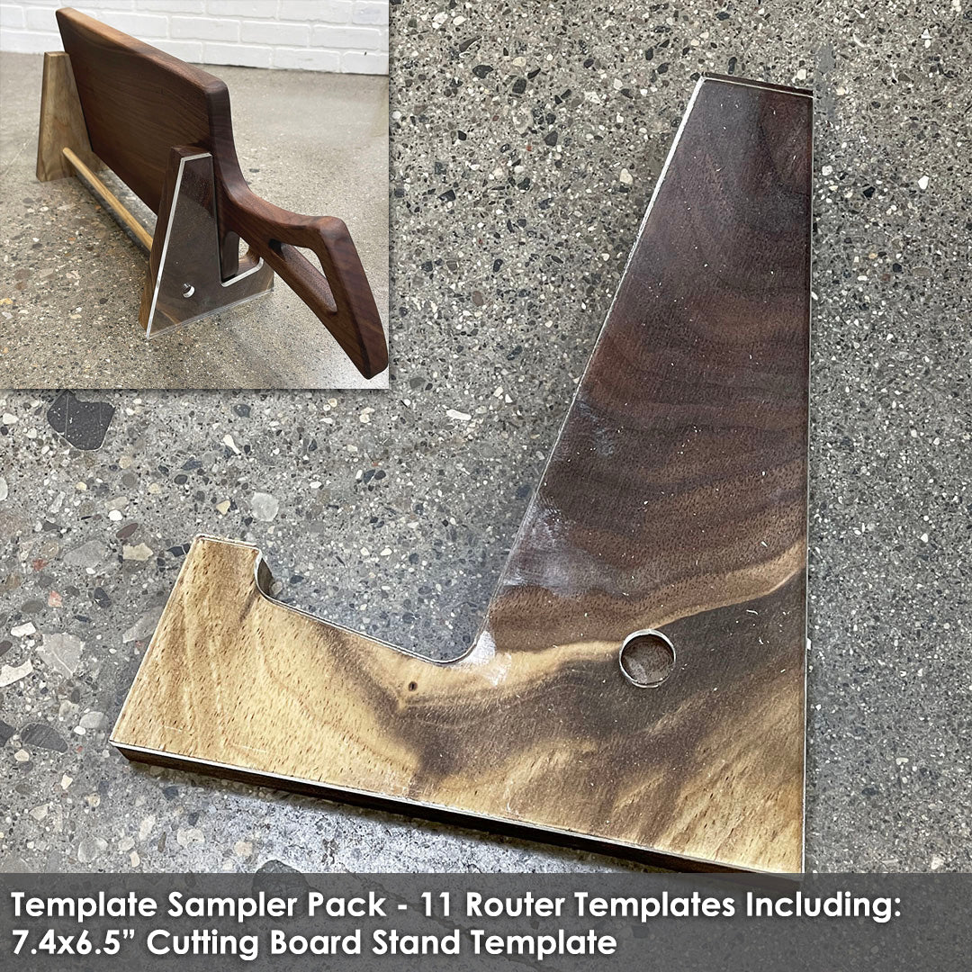 Router Templates 11 Pack - Woodworking Project Acrylic Templates ...
