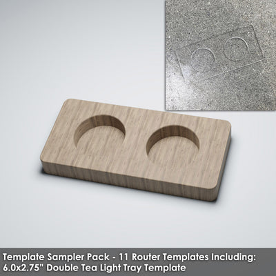 Router Templates 11 Pack - Woodworking Project Acrylic Templates ...