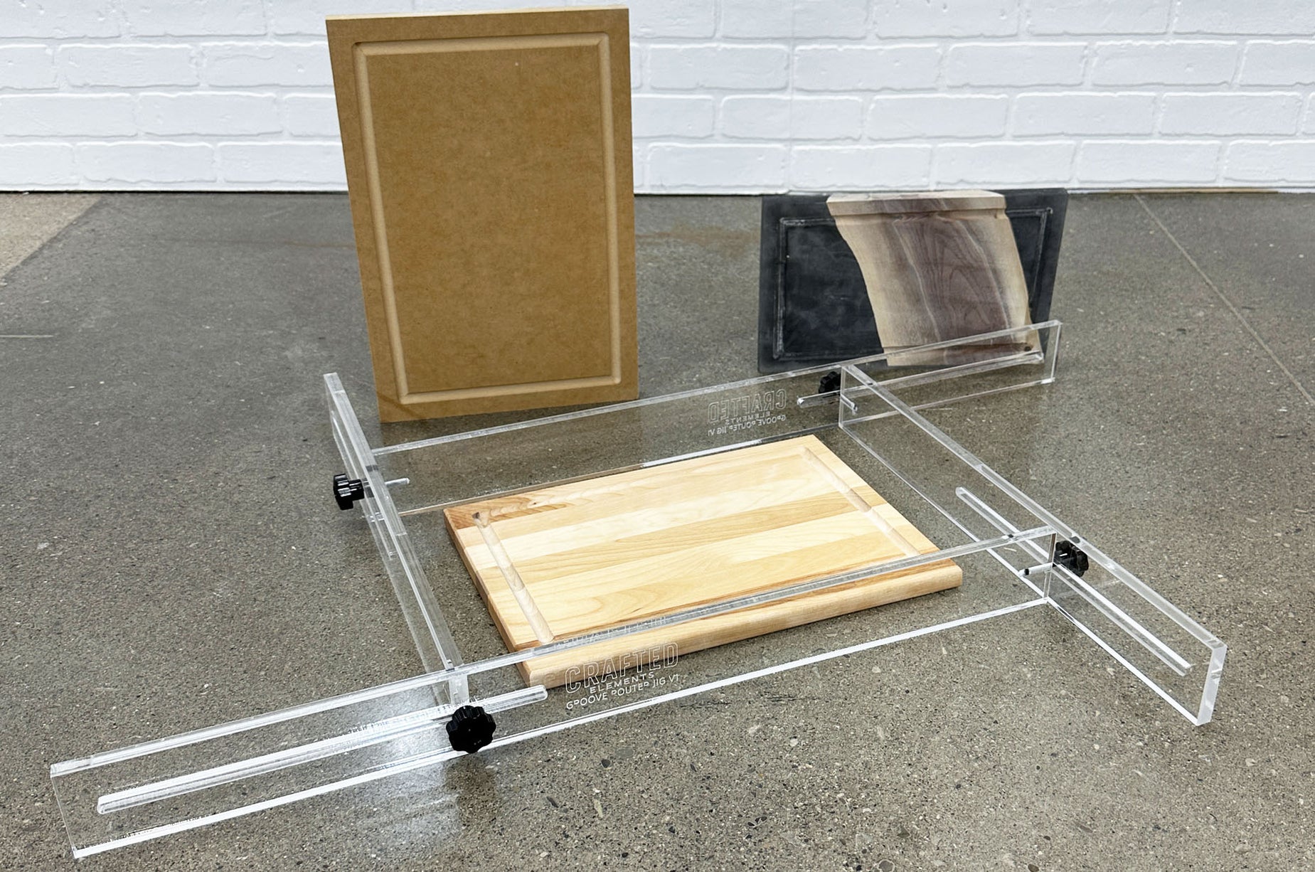 Crafted Elements - Big Silicone Molds, Router Templates & Router Sleds