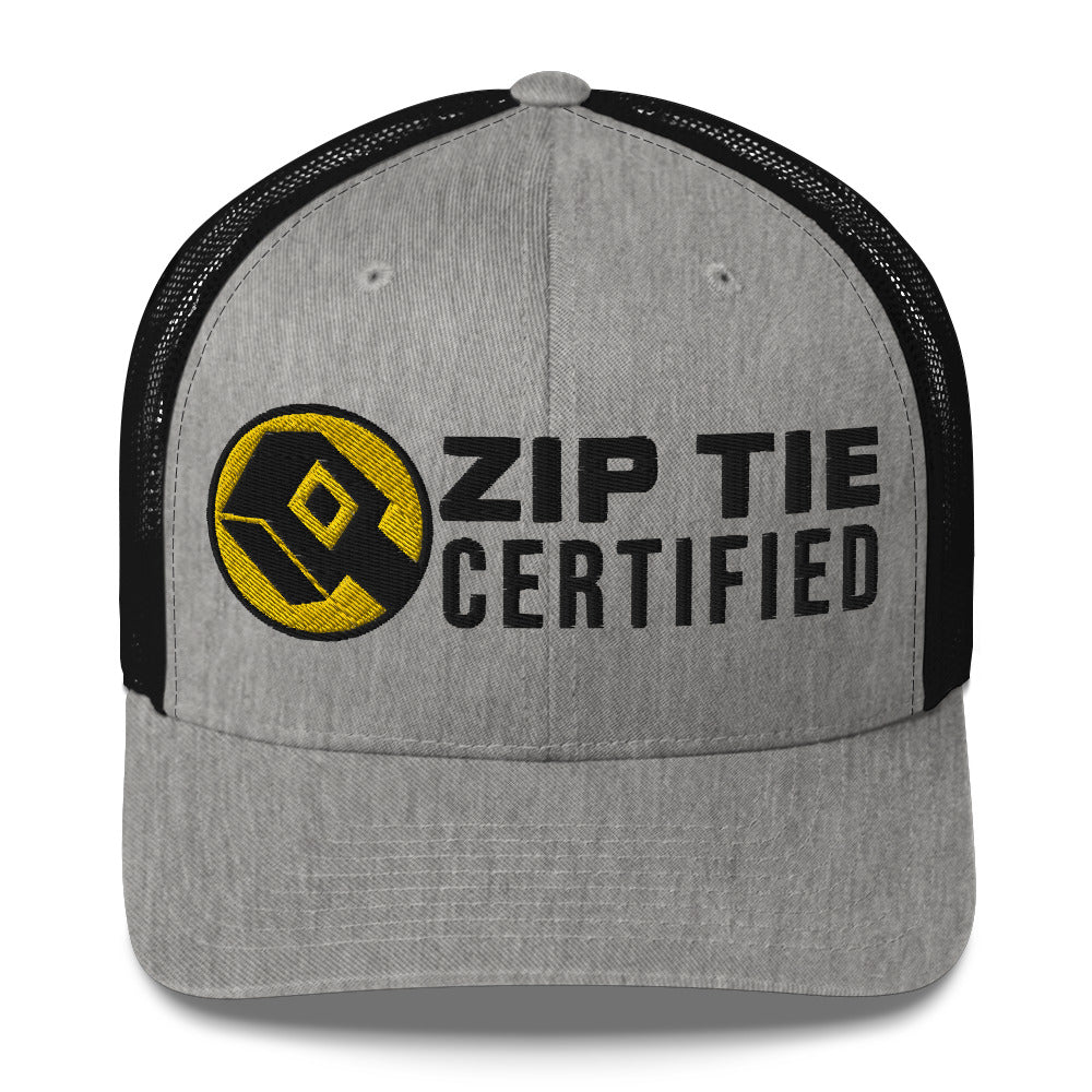Zip Tie Certified Trucker Cap Hat — Crafted Elements