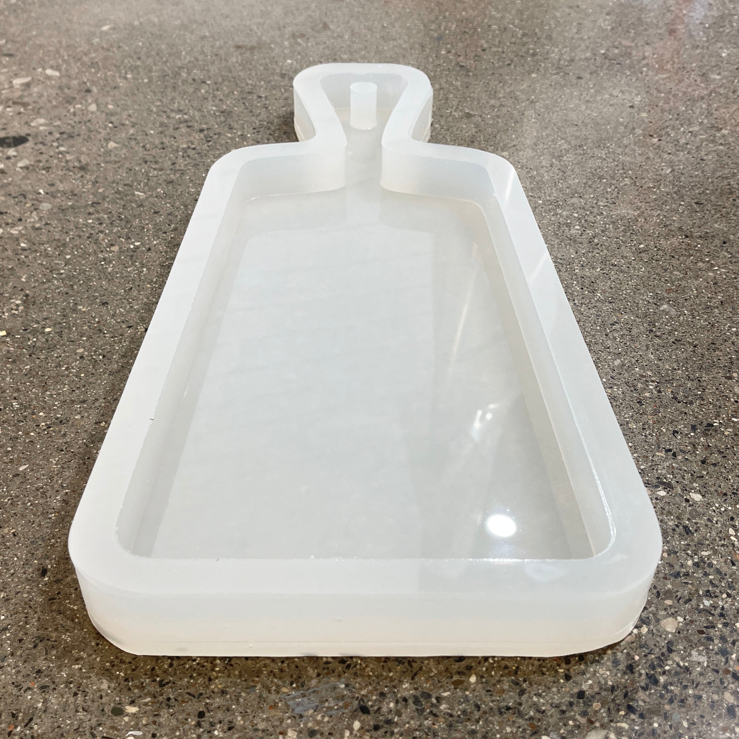 15.75x6.5x1" Flared Paddle Cheese Board Silicone Mold - Small Serving ...