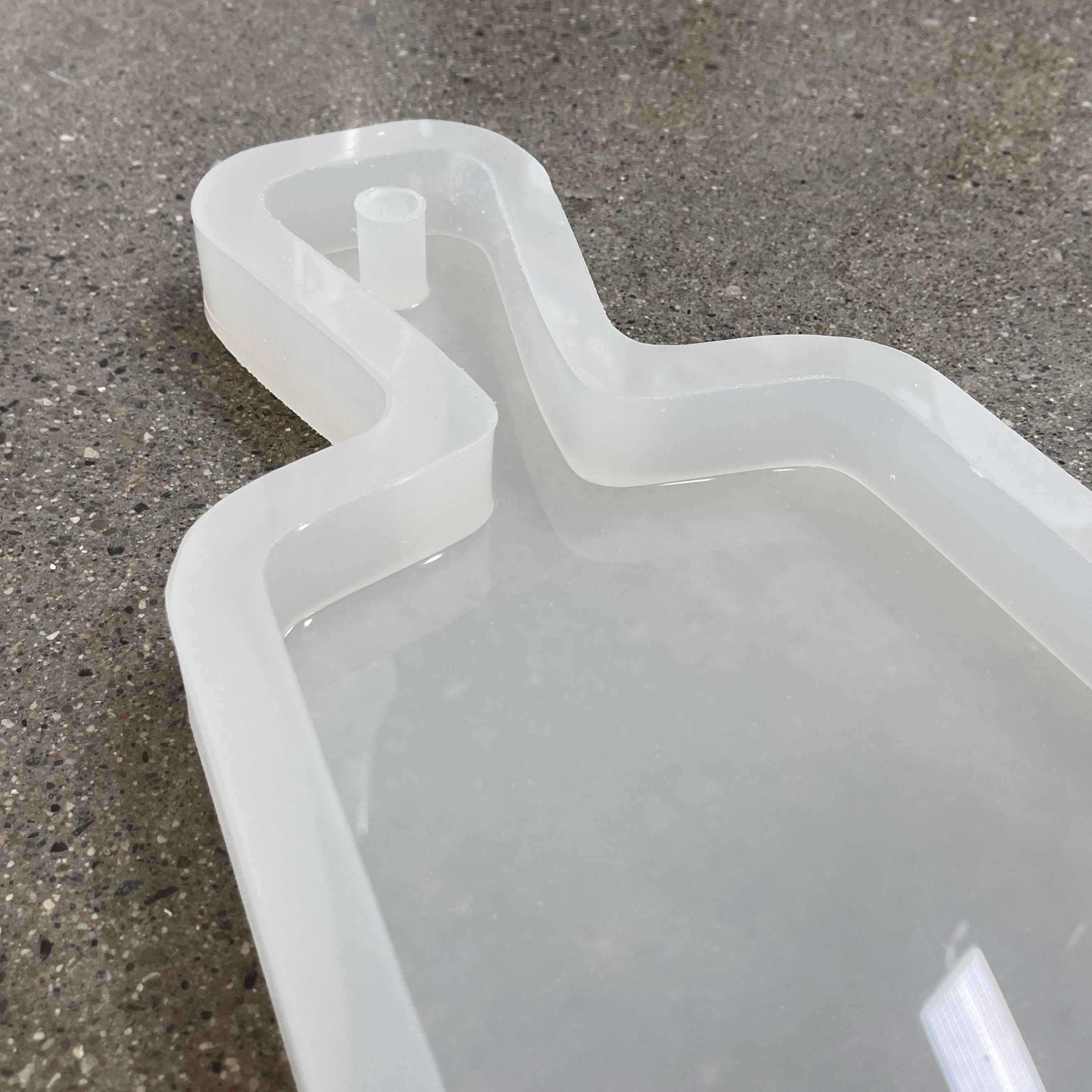 15.75x6.5x1" Flared Paddle Cheese Board Silicone Mold - Small Serving ...