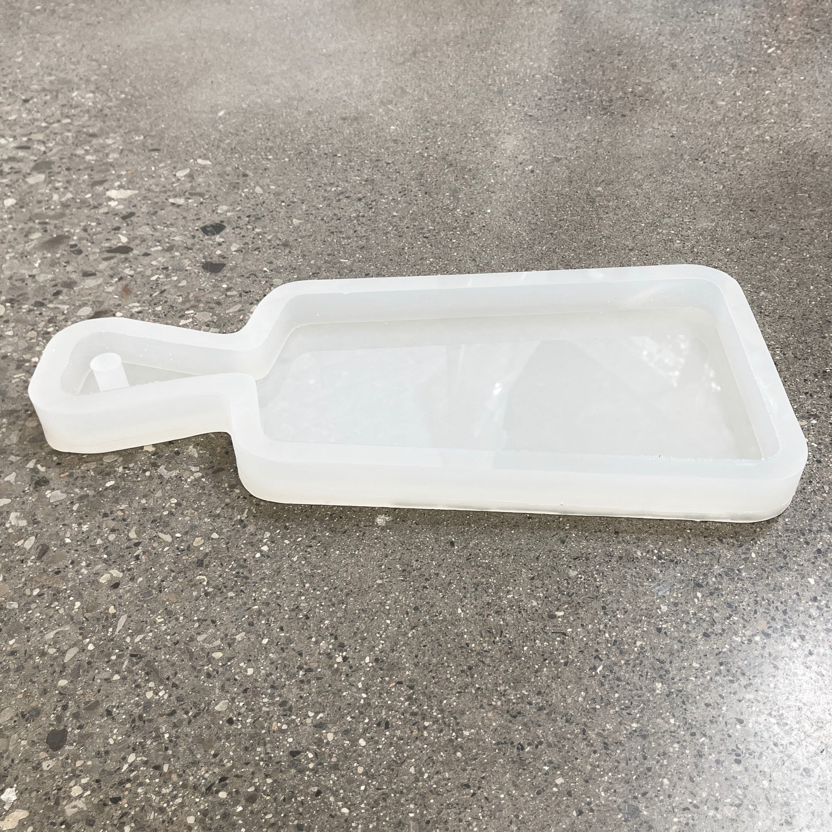 15.75x6.5x1" Flared Paddle Cheese Board Silicone Mold - Small Serving ...