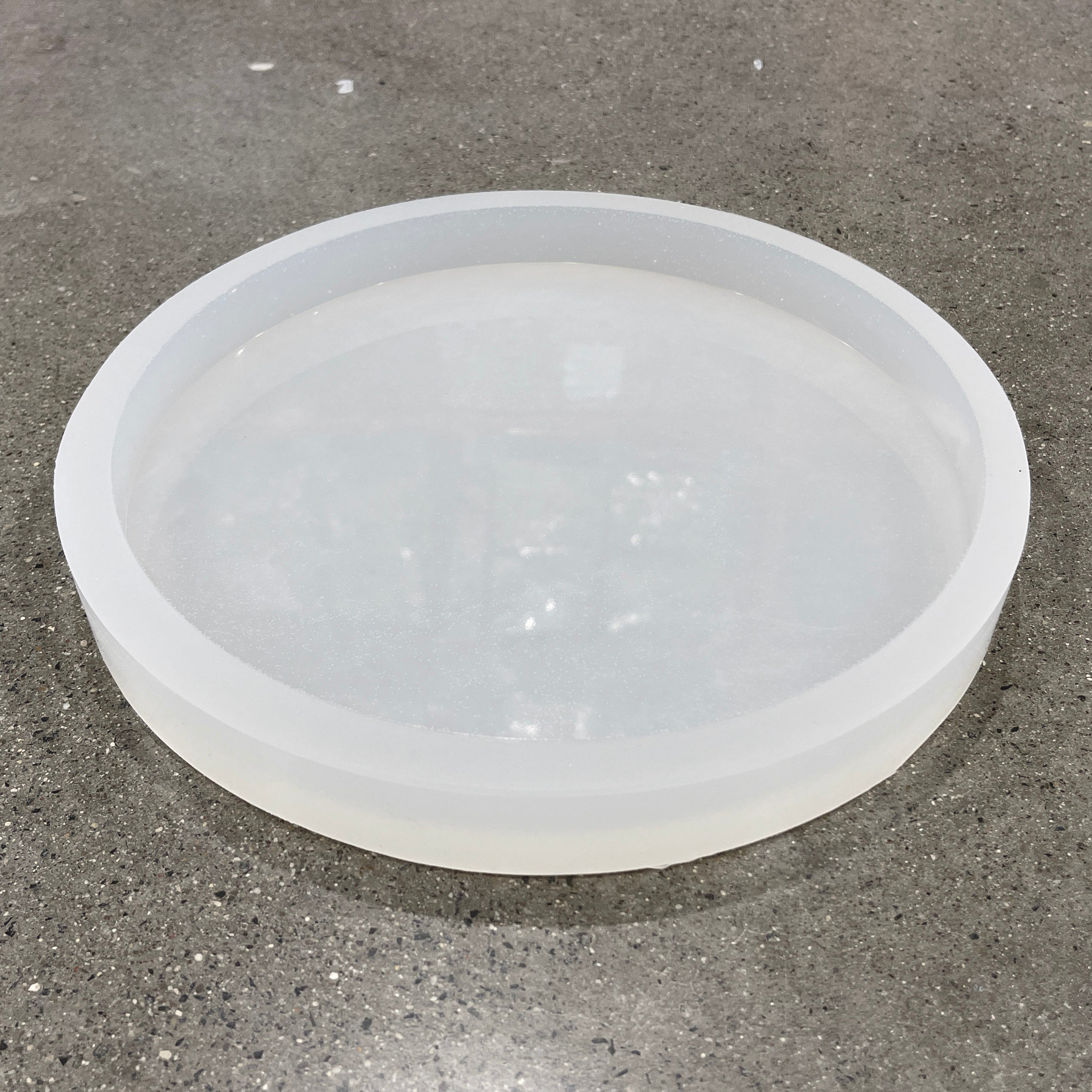 10x1" Round Silicone Mold For Epoxy Resin - 10" Circle Mold — Crafted ...