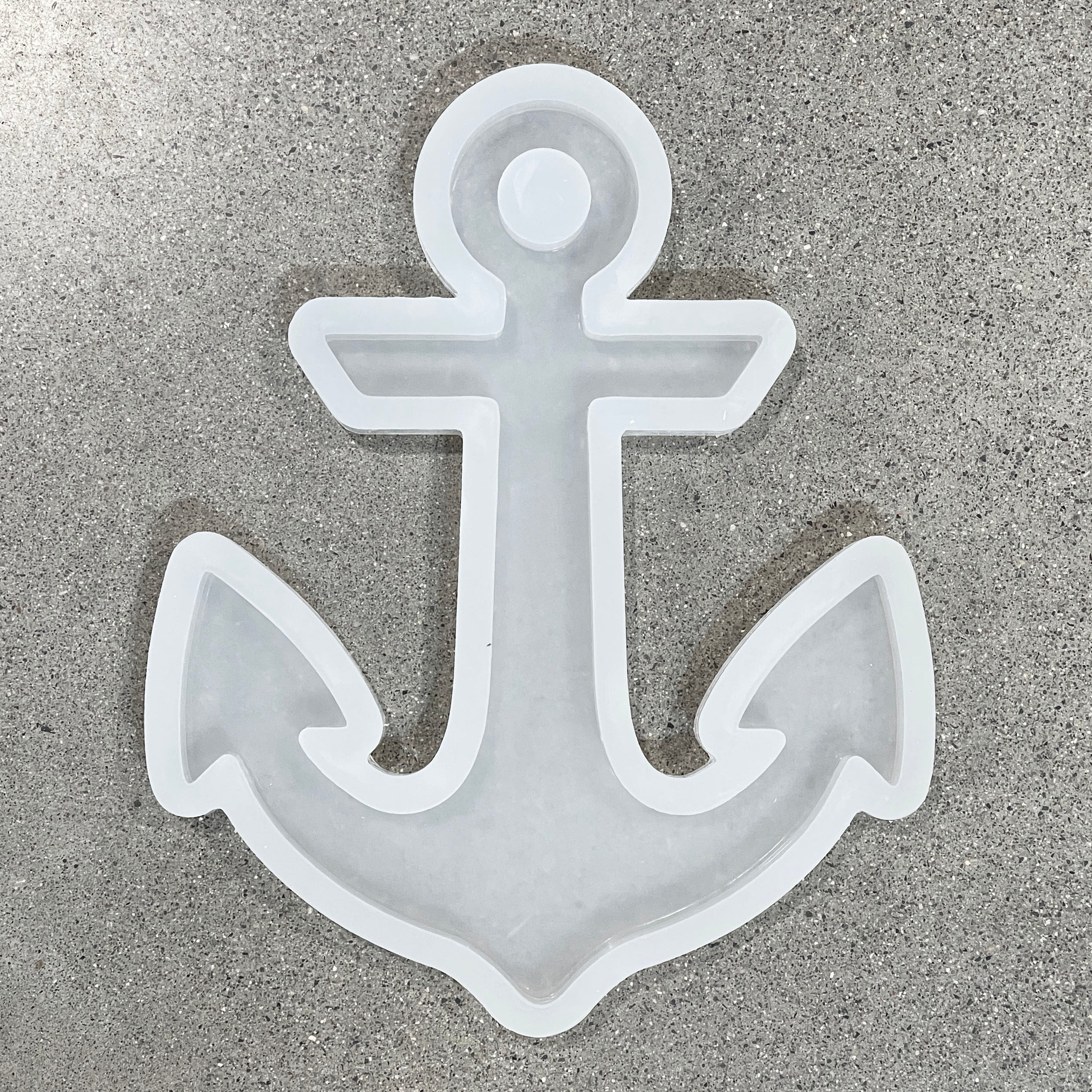 14.75x11.75x1" Nautical Anchor Silicone Mold For Ocean, Boat And Navy ...