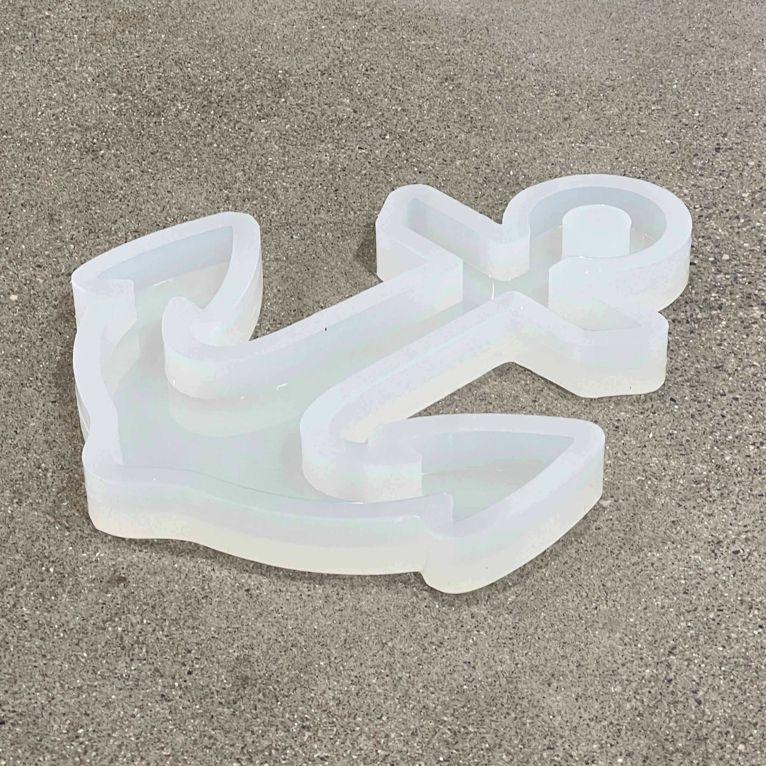 14.75x11.75x1" Nautical Anchor Silicone Mold For Ocean, Boat And Navy ...